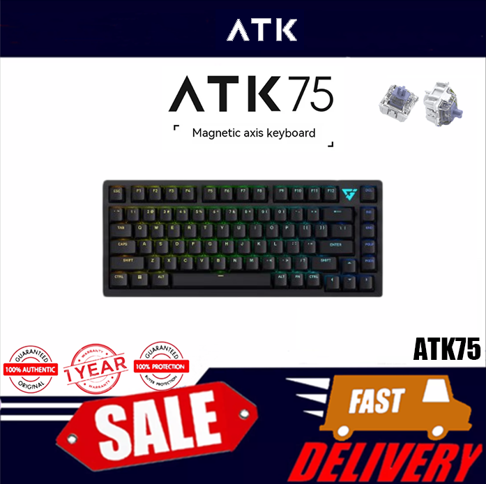ATK75 mechanical keyboard E-Sports, magnetic switch, 81 key, wired, RGB ...