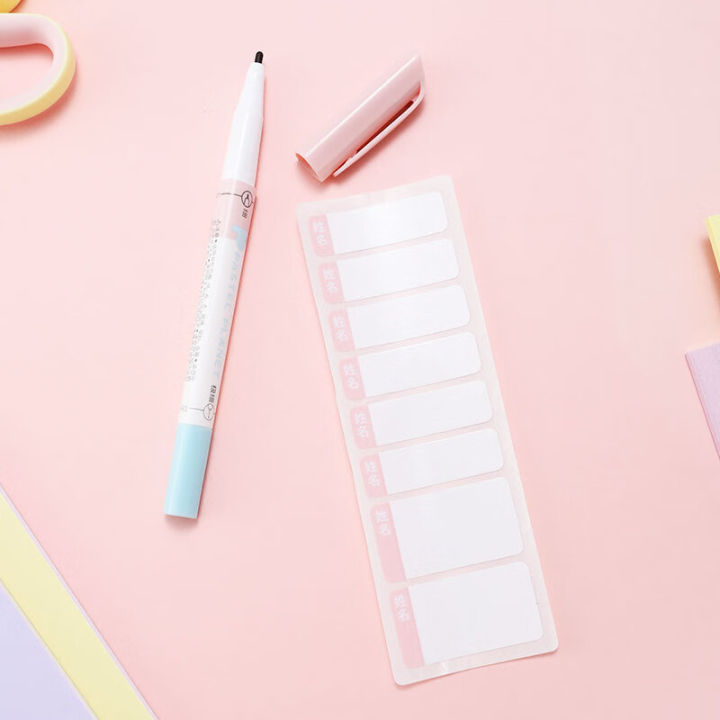 KOKUYO Pastel Planet pen permanent marker oil-based name sticker WSG ...