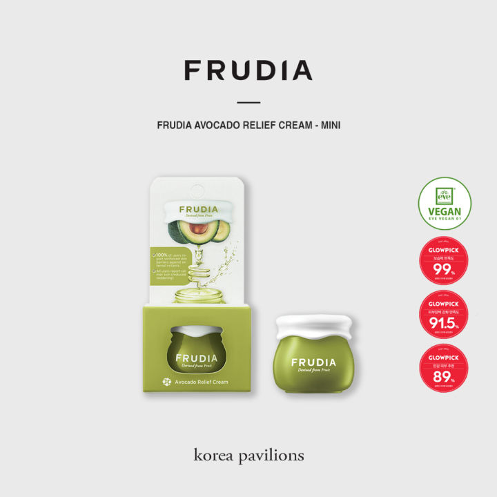 [FRUDIA Official] Avocado Relief Cream Mini, 10g | Lazada