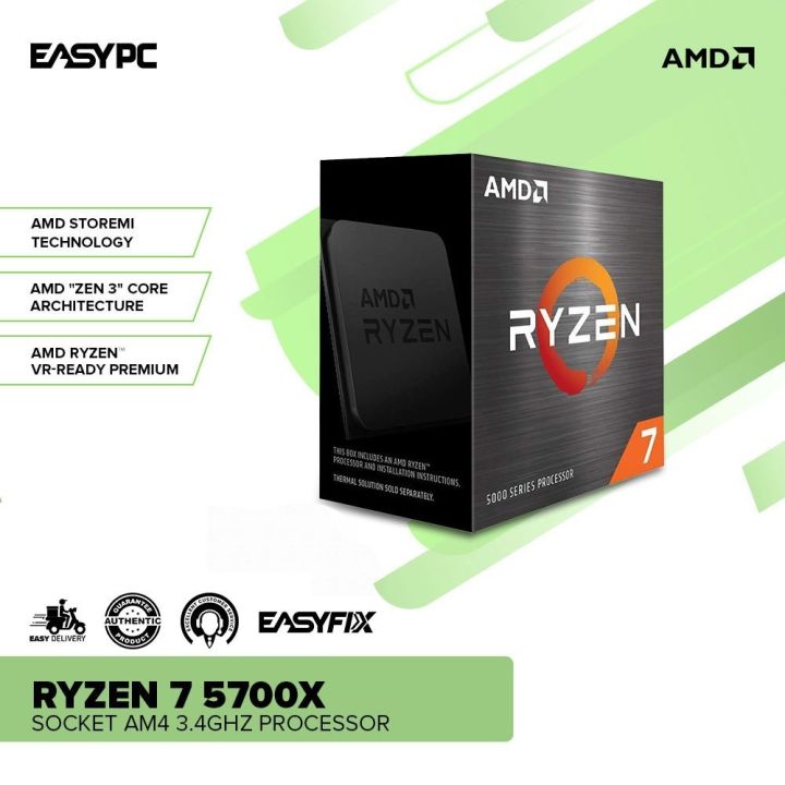 EasyPC | AMD Ryzen 5 5600X or 7 5700X / R7 5700/R7 5700X3D/R7 8700G amd ...