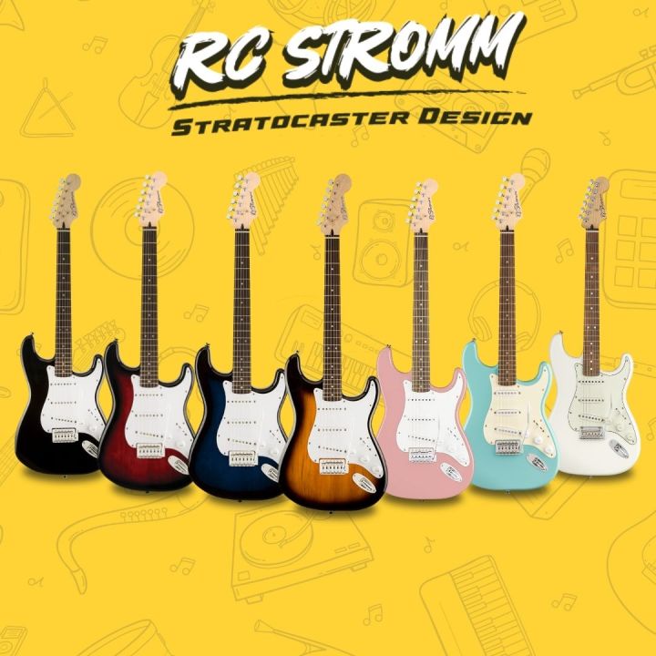 Beginner Stratocaster Electric Guitar St Design Electric Guitar Lead ...