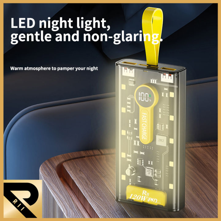 NEW RII 4in1 PD120W with 200000mAh Fast Charging Power Bank with Type-C ...