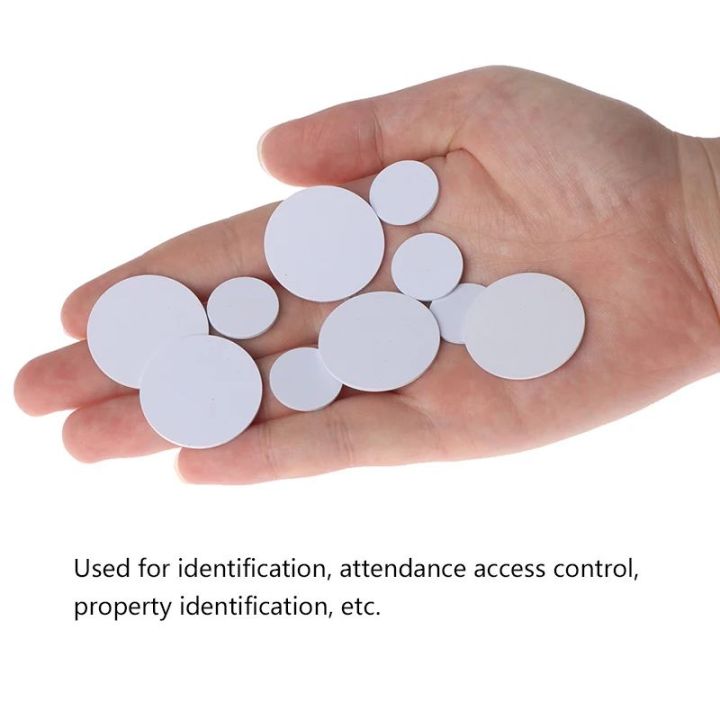 5pcs 125Khz RFID Tags T5577 Stickers Proximity Cards Rewritable Glue ...