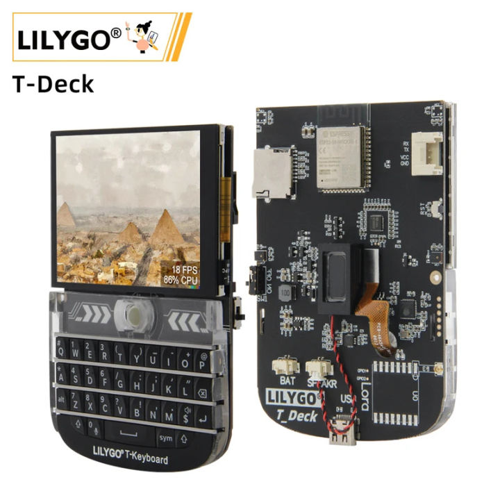LILYGO® T-Deck ESP32-S3 LoRa Module 2.8 inch LCD Development Board LoRaWAN Long Range 433MHz ...