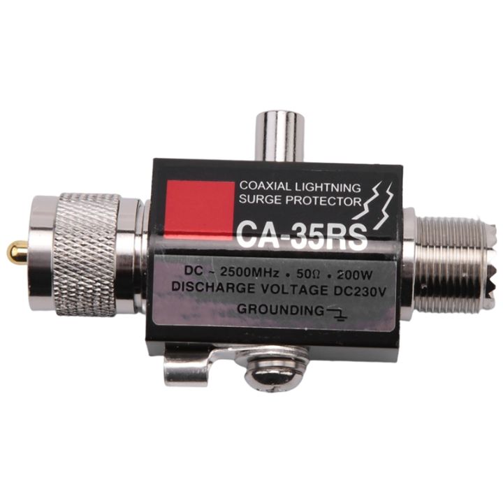 CA-35RS Coaxial Lightning-Protector 0-3000MHz Surge Protector Male to ...