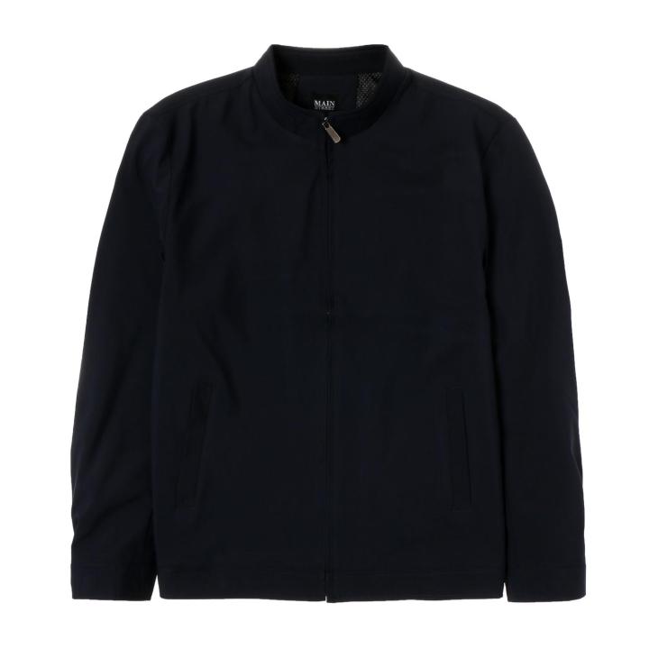 Main Street Mens Racer Jacket in Navy Blue | Lazada PH