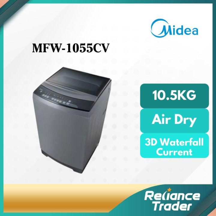 Midea Fully Auto Washing Machine (10.5kg) MFW-1055CV / MA200W105 | Lazada