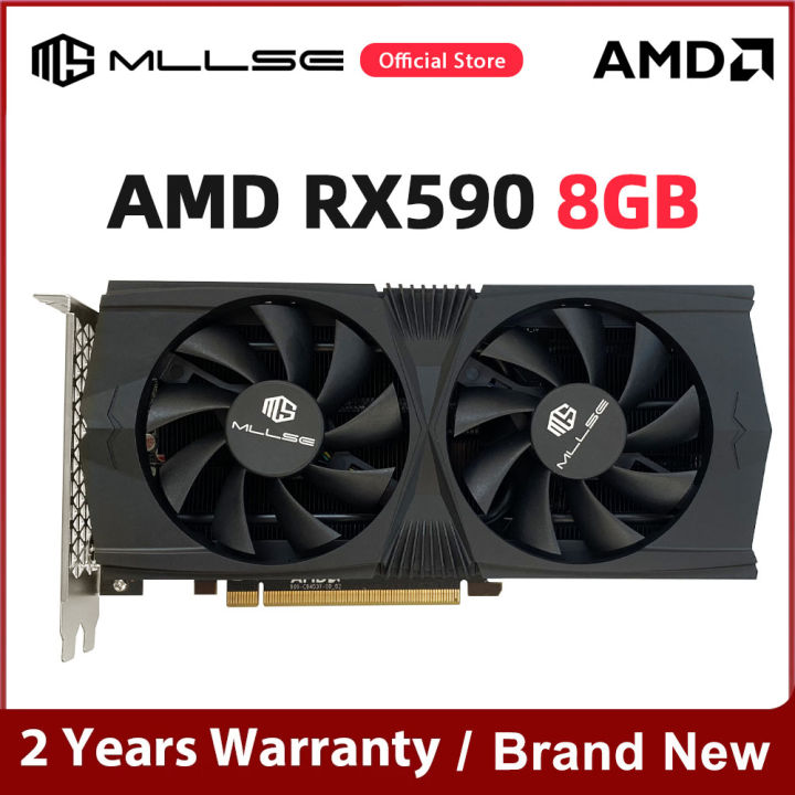 MLLSE AMD RX 590GME 8GB 2304SP Graphics Cards GDDR5 256Bit PCI Express ...
