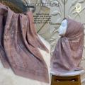 Voal Motif Digital Oriiginal Farsya Adeeva || Jilbab Segi Empat ...