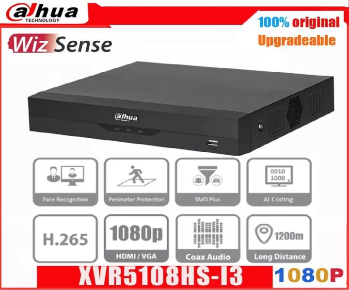 Dahua Brand DVR 5MP XVR5108HS-I3 (8) Channels Penta-brid 5M-N/1080P ...