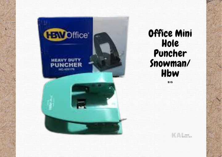NEW Snowman/HBW Office Mini Hole Puncher( Big or Medium )/1 piece only ...