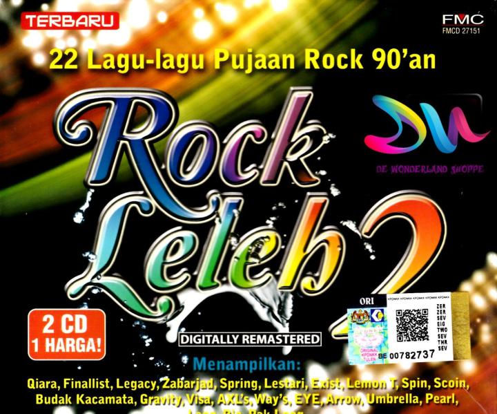 ROCK LELEH 2 - 22 LAGU-LAGU PUJAAN ROCK 90 ' AN ( 2 X CD ) MALAY SONG ...