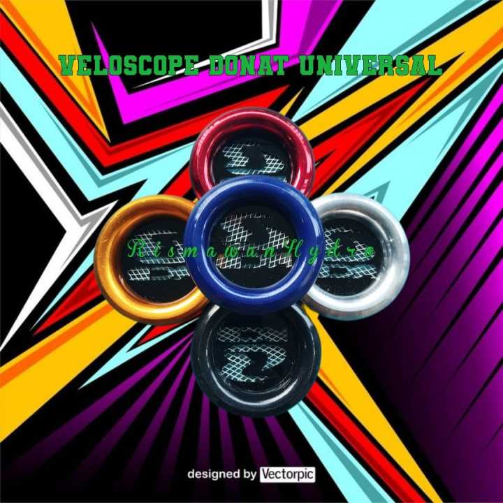 corong veloscope model donat kalajengking akrilik + kawat corong ...