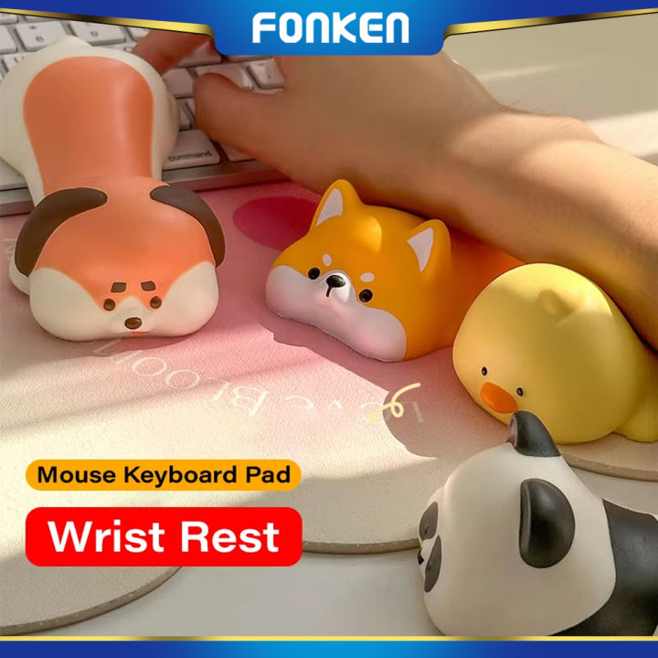 FONKEN Wristband Mouse Pad Wrist Rest Holder Relax Hand Protect Support ...