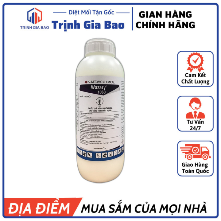 Thuốc Trừ Mối, Thuốc diệt mối Chuyên Dụng Wazary 10sc Chai 1000ml Giúp ...