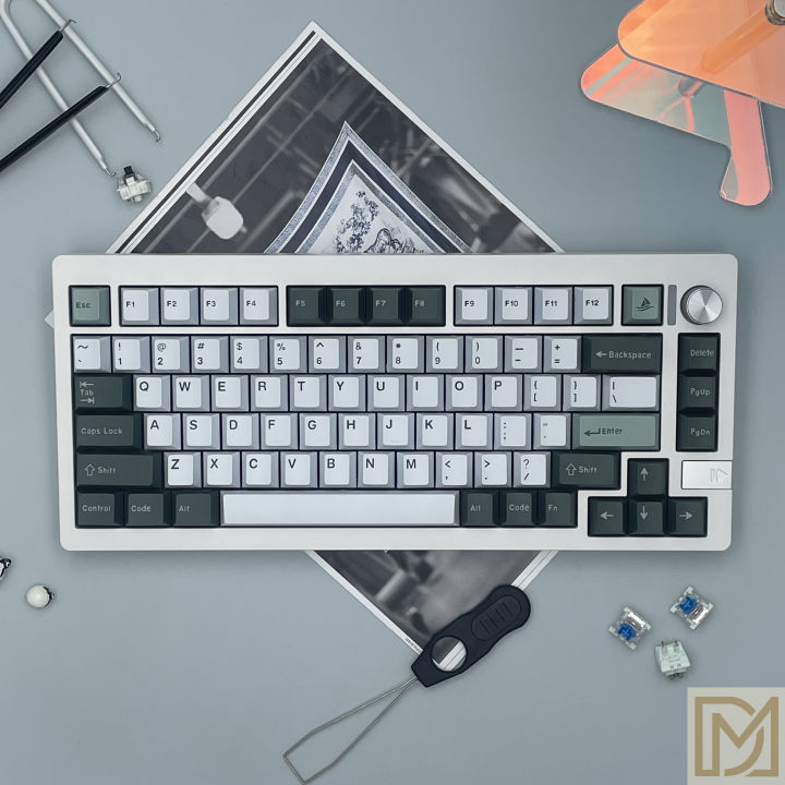 Botanical Keycap PBT Double Shot Cherry Green Plant Keycaps 170pcs Fit ...