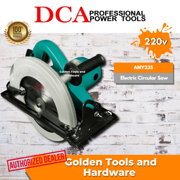 DCA AMY235 Electric Circular Saw 220V [GOLDEN | DPT] | Lazada PH