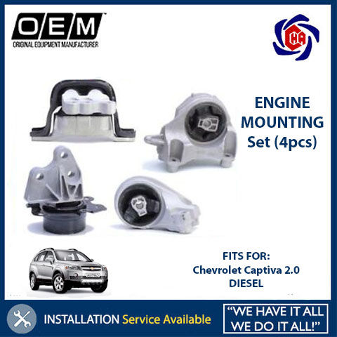 Chevrolet Captiva 2.0 DIESEL Engine Mounting (Set / 4pcs) | Lazada