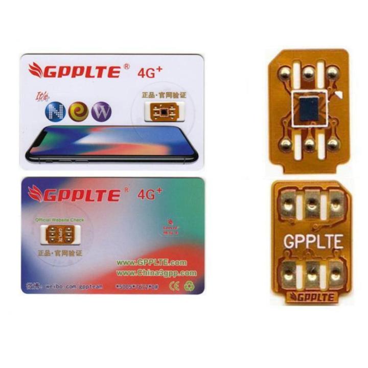 LazaraSuper GPP LTE 4G+ Pro 2 Unlock Sim Card for iPhone X 8 7 6S 6 Plus + 5S SE 5 | Lazada PH