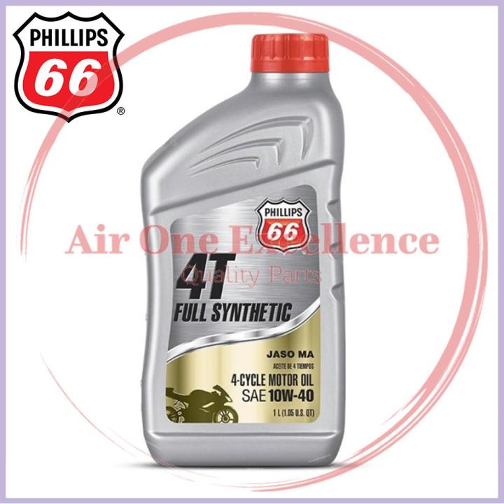 Phillips 66 4T 10W40 FULL Synthetic Motorcycle Engine Mineral Oil 1 ...