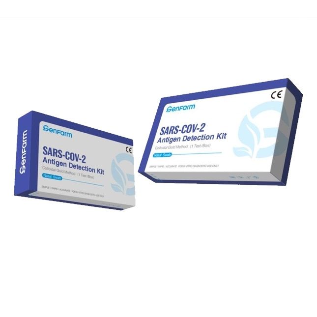Ready stock 2 in 1 Nasal and Saliva Genfarm Covid 19 Rapid Antigen Test ...