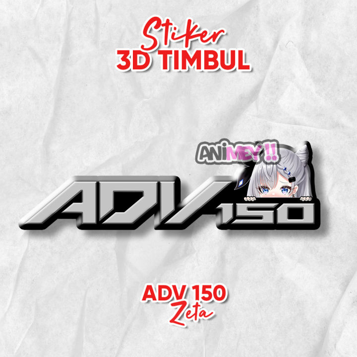 Stiker Emblem 3D Timbul Vestia Zeta Logo ADV 150 / Stiker Anime Resin ... Stiker Emblem 3D Timbul Vestia Zeta Logo ADV 150 / Stiker Anime Resin ...