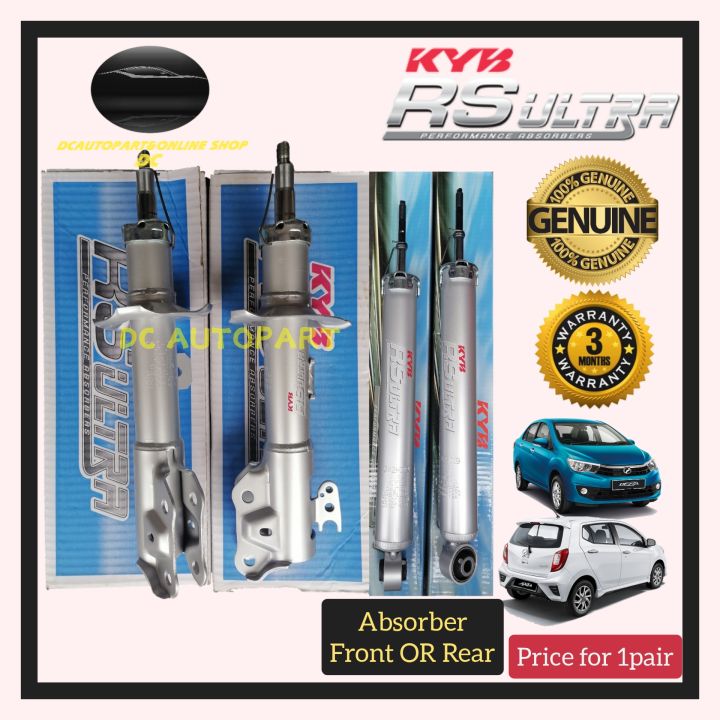 ORIGINAL PERODUA AXIA BEZZA KYB KAYABA RS ULTRA ABSORBER FRONT OR REAR ...