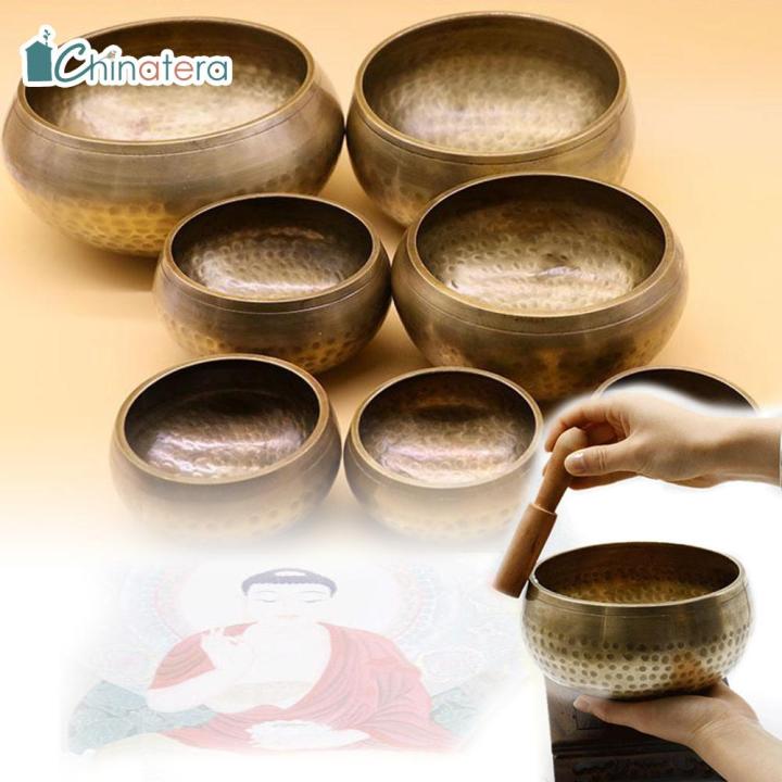 Chinatera Yoga Instrument Singing Bowl Meditation Pure Copper Buddha ...