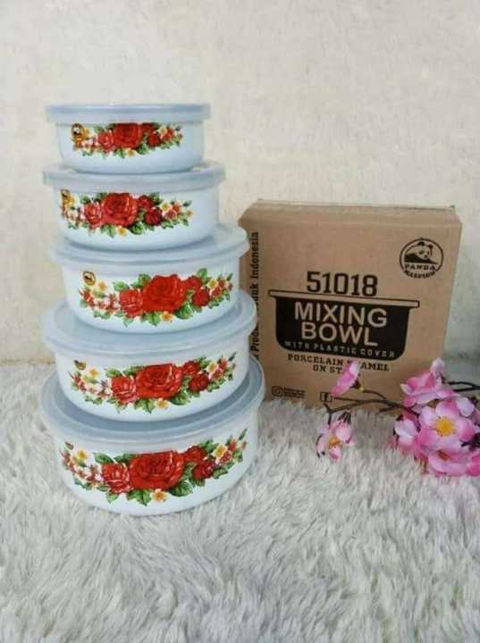 Mixing Bowl Enamel Maspion | Lazada Indonesia