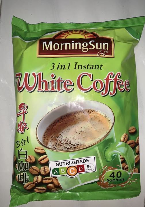 Morning Sun 3 in 1 Instant White Coffee 20g ( Halal ) | Lazada Singapore
