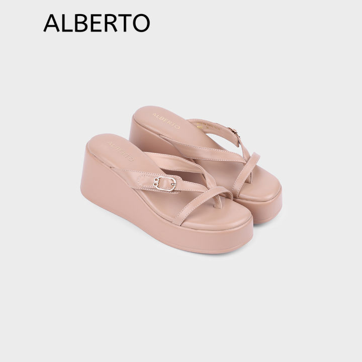 ALBERTO Women's Everly Platform Wedge Sandals | Lazada PH