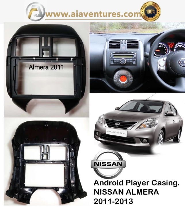 NISSAN ALMERA 2011-2013 FOR 9" ANDROID PLAYER CAR CASING | Lazada