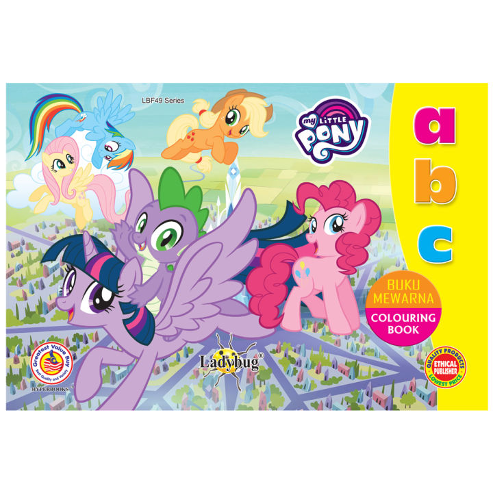 My Little Pony Abc Colouring Book LBF49 SERIES | Lazada