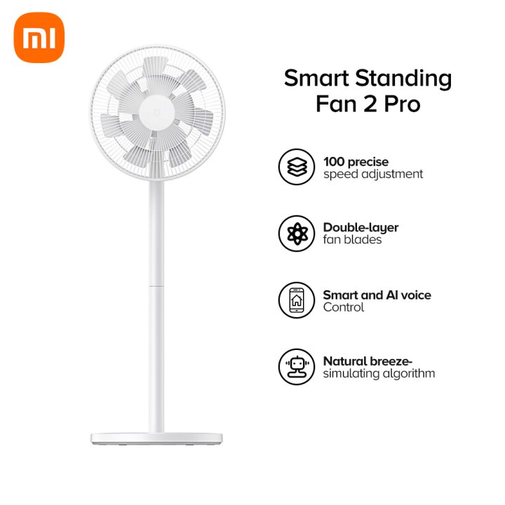 XIAOMI Mijia Mi Smart Standing Fan Pro Lightweight Floor Standing Fan ...