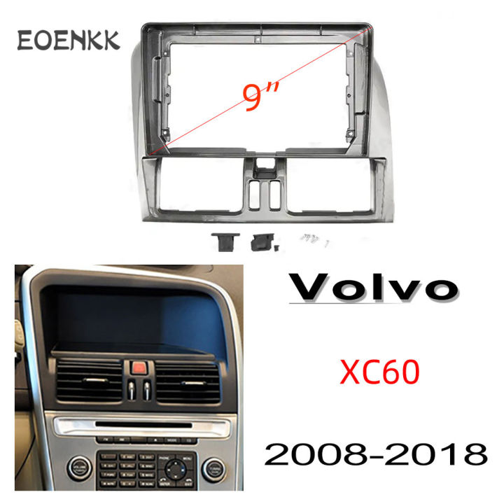 Honxun 9 inch car android head unit dash mounting kits player facia ...