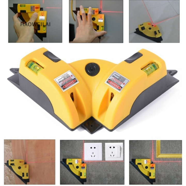 [HAOWEILAI] New Right Angle 90 Degree Vertical Horizontal Laser Line ...