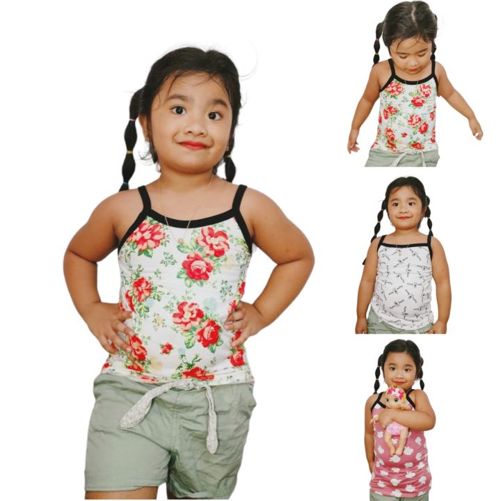 Dvdeals 1 to 7 years old Kids Stripe Sando Pambahay Damit Pambata ...