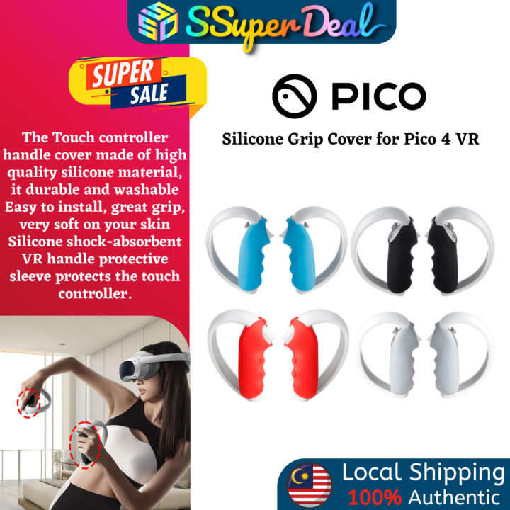 (VR Pico 4) Silicone Grip Cover for Pico 4 VR Handle Protective Cover ...