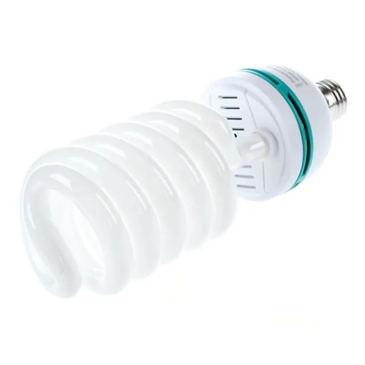 2X 105W (525W Equiv) 5500K Photography Daylight E27 Fitting CFL Bulb ...
