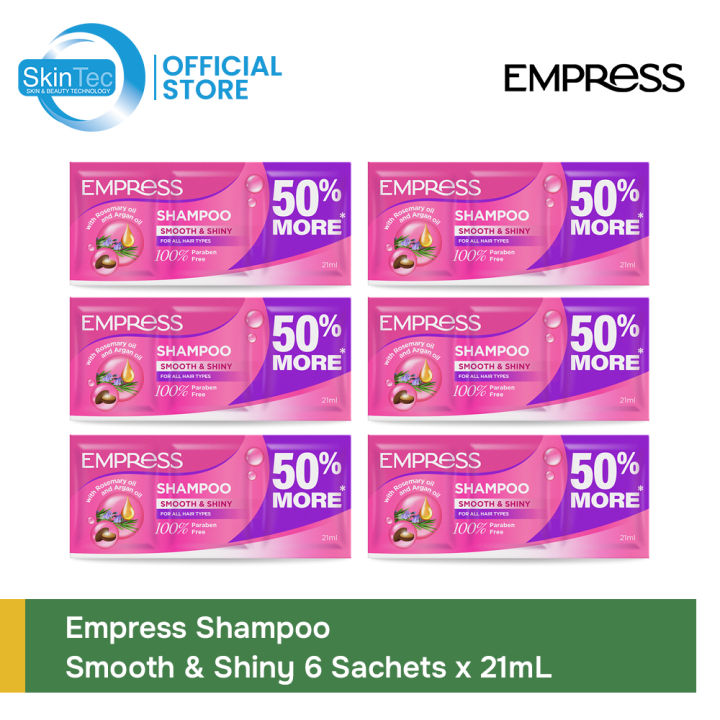 Empress Shampoo - Smooth & Shiny Pink 21ml by 6 sachets | Lazada PH