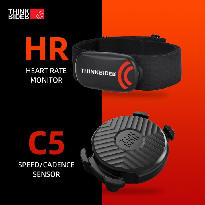 Thinkrider Heart Rate Monitor C5 ANT+ Speed And Cadence Dual Sensor ...