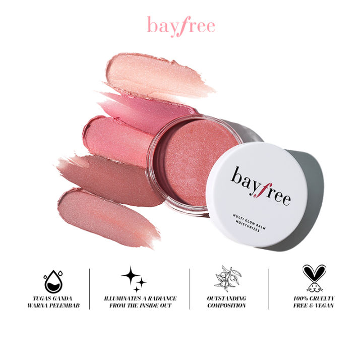 Bayfree Multi Glow Balm Cheek Highlight Blusher Multi-Use Brighten Face ...