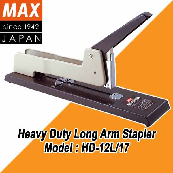 MAX Heavy Duty Long Arm Stapler HD-12L/17 / MAX Heavy Duty Stapler ...
