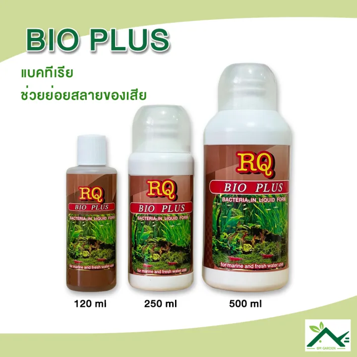 RQ BIO PLUS ไบโอพลัส แบคทีเรียน้ำ ย่อยสลายของเสีย เศษอาหารตกค้าง ...