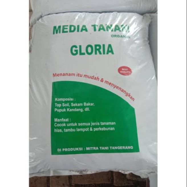 media tanam Gloria 10 kg media tanam Gloria 1 Karung | media tanaman ...