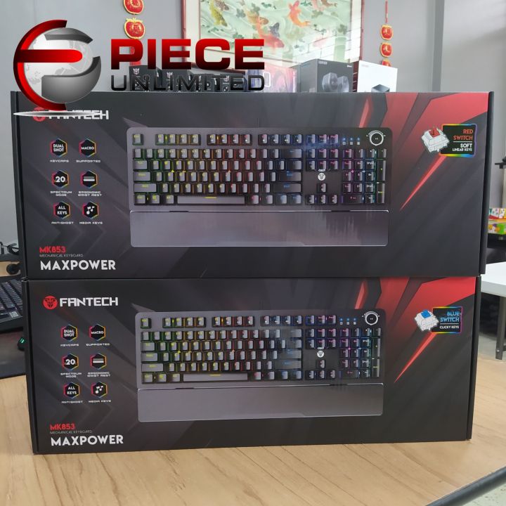 Fantech MK853 Max Power Black Mechanical Keyboard Gaming keyboard RGB ...