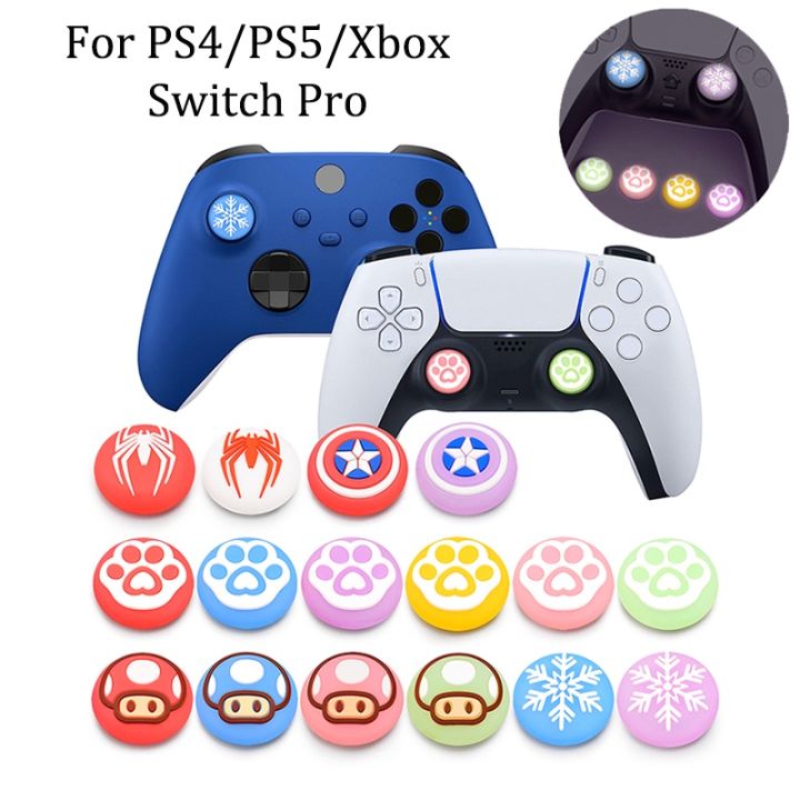 Luminous Thumb Stick Grip Cap Joystick Cover Thumbstick Case For ...