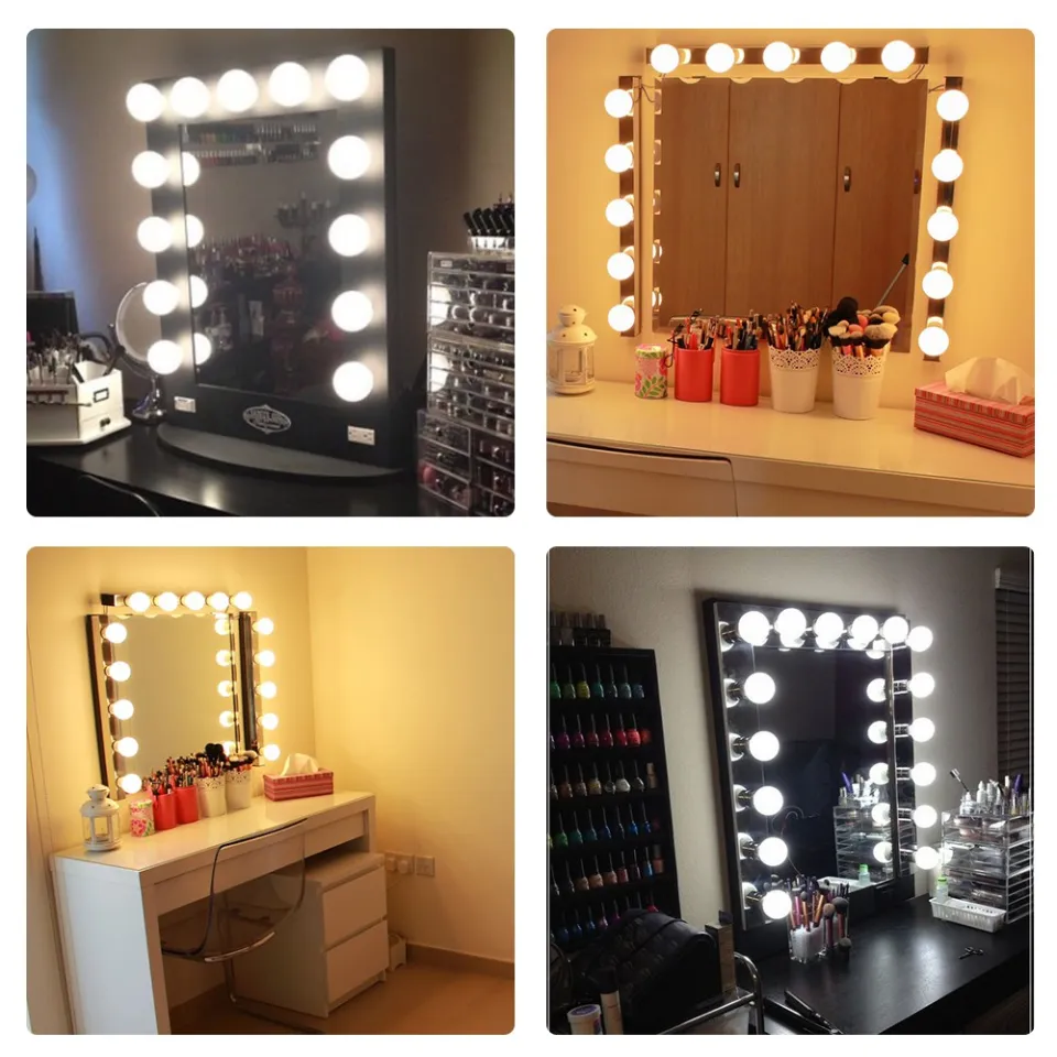 Studio Makeup Table With Lights | Saubhaya Makeup