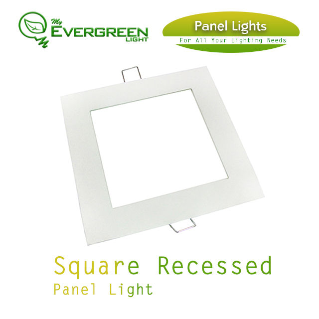 My Evergreen Light Square Recessed Panel Light 3W / 4W/ 6W / 9W/ 12W ...