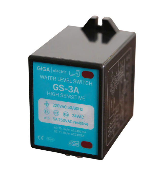 Rơ le báo mức nước GS-3A, đế giữ điện cực GH-3EH ( phao mức nước GIGA ...